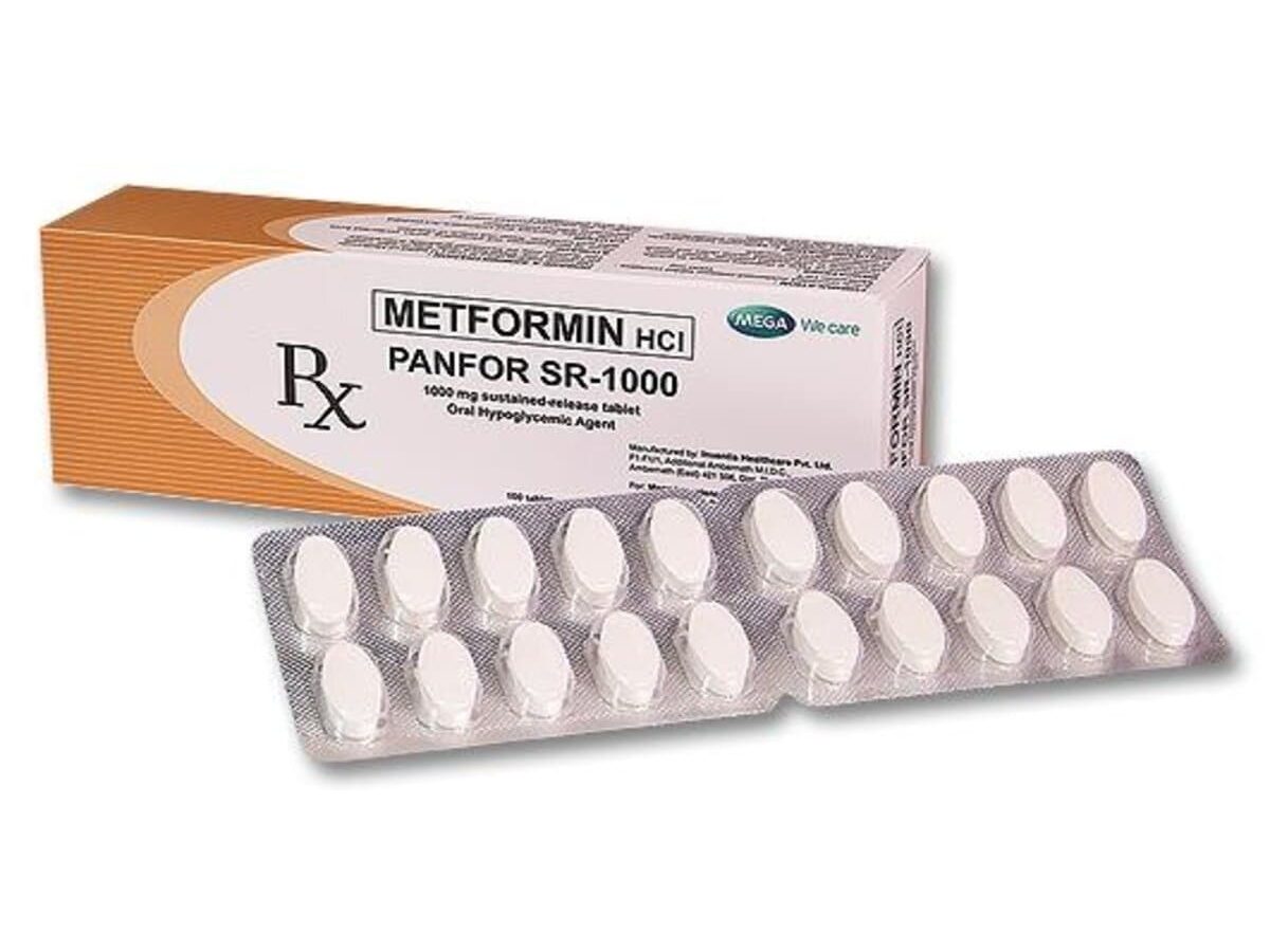 PANFOR SR-1000 Metformin Hydrochloride 1g Sustained Release Tablet 1's ...